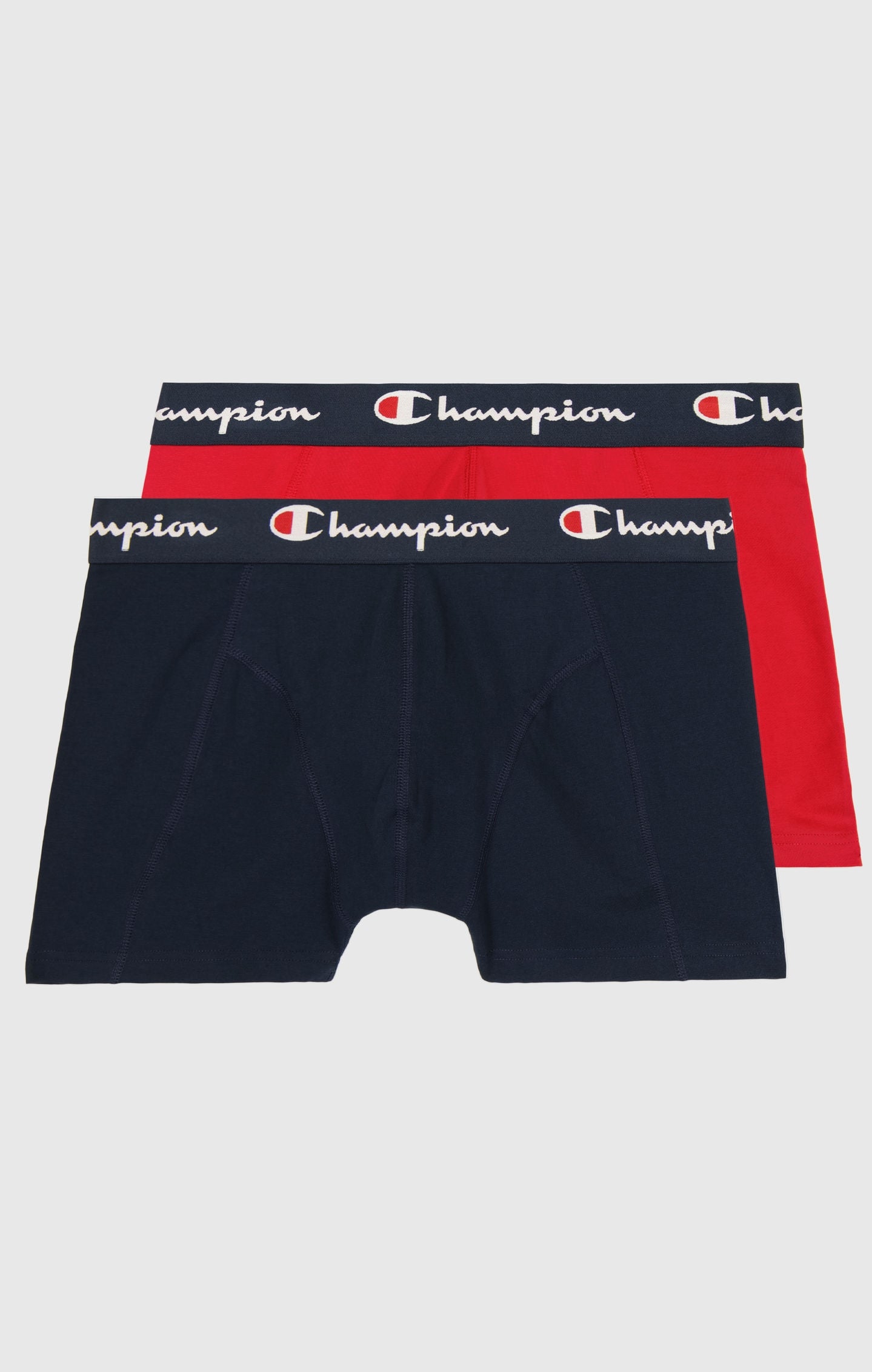 Two Pack Smooth Seam Boxers navy blue innerwear | Champion
